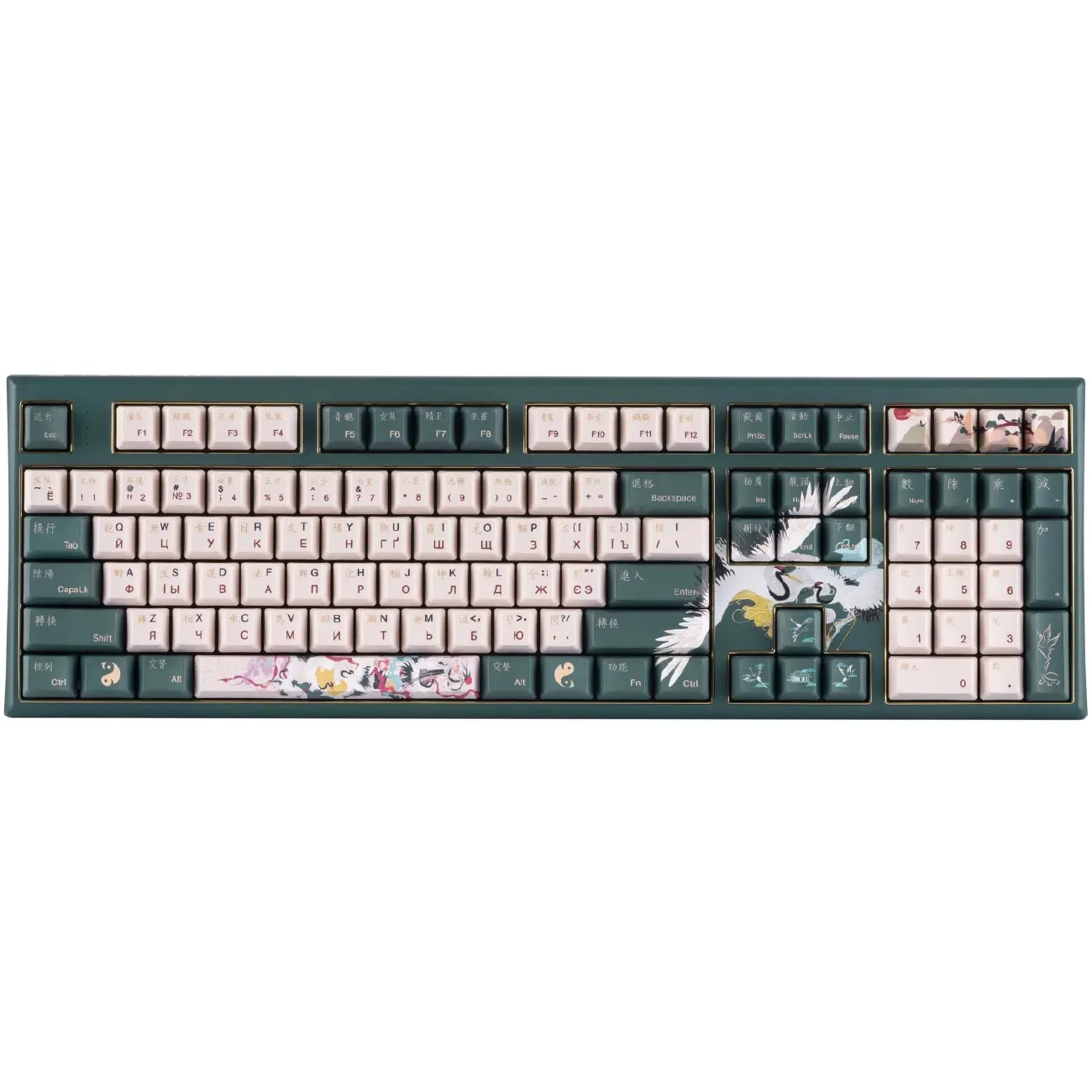 Клавиатура Varmilo Lure VBM108 Crane Cherry MX Red UA в Ташкенте | цены ...
