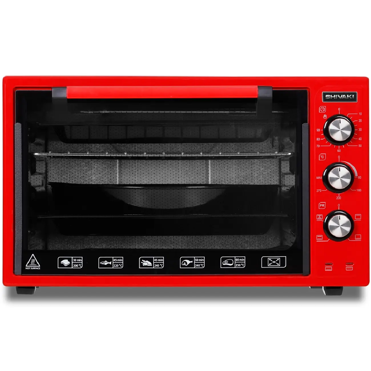 Mini-pech Shivaki 3618 L Red Toshkentda | narxi va sharxlar ⚡