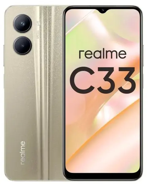 Купить Смартфон Realme C33 4/64 Rmx3624 Gold в Ташкенте недорого