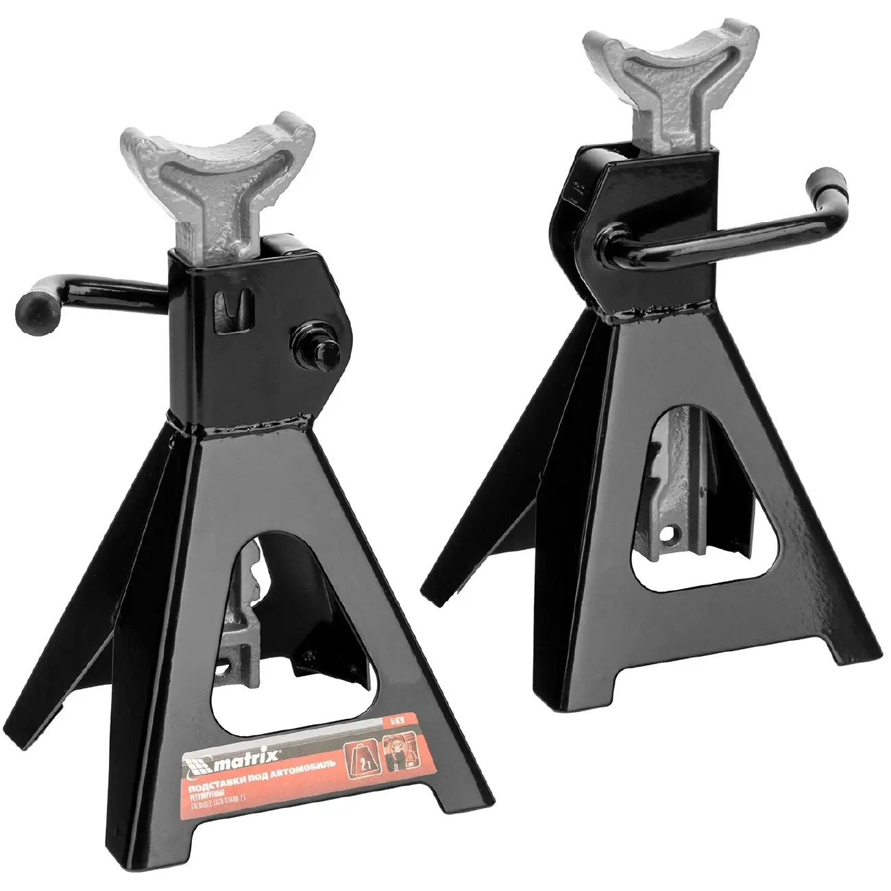 Подставки под автомобиль регулируемые MTX 2 т, h подъема 275-420 мм, 2 ...